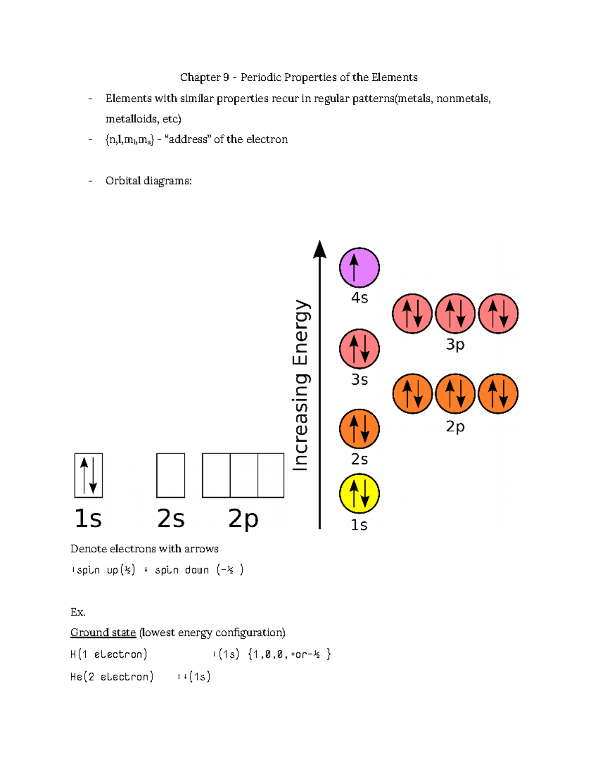 Chapter 9 - Periodic Properties of the Elements - Chapter 9 - Periodic ...