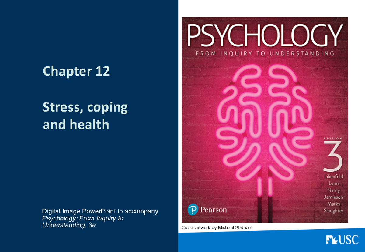 Student notes - Chapter 12 2020 - Chapter 12 Stress, coping and health ...