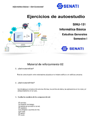 SINU-151 Unidad 01 Material Reforzamiento - Estudios Generales Material de reforzamiento U 1 ...