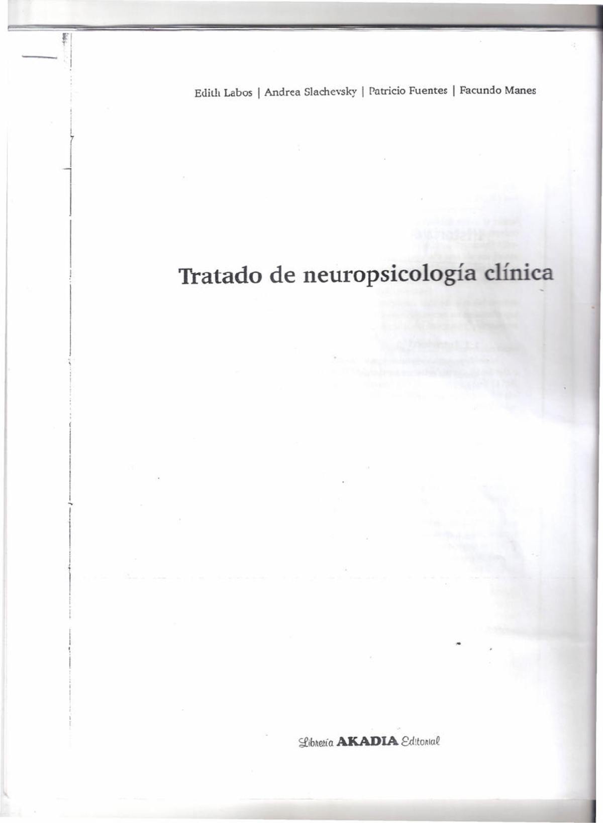 Labos Primeros CAPÍ Tulos - 1,;-' -~"i Edith Labos I Andrea Slachevsky ...