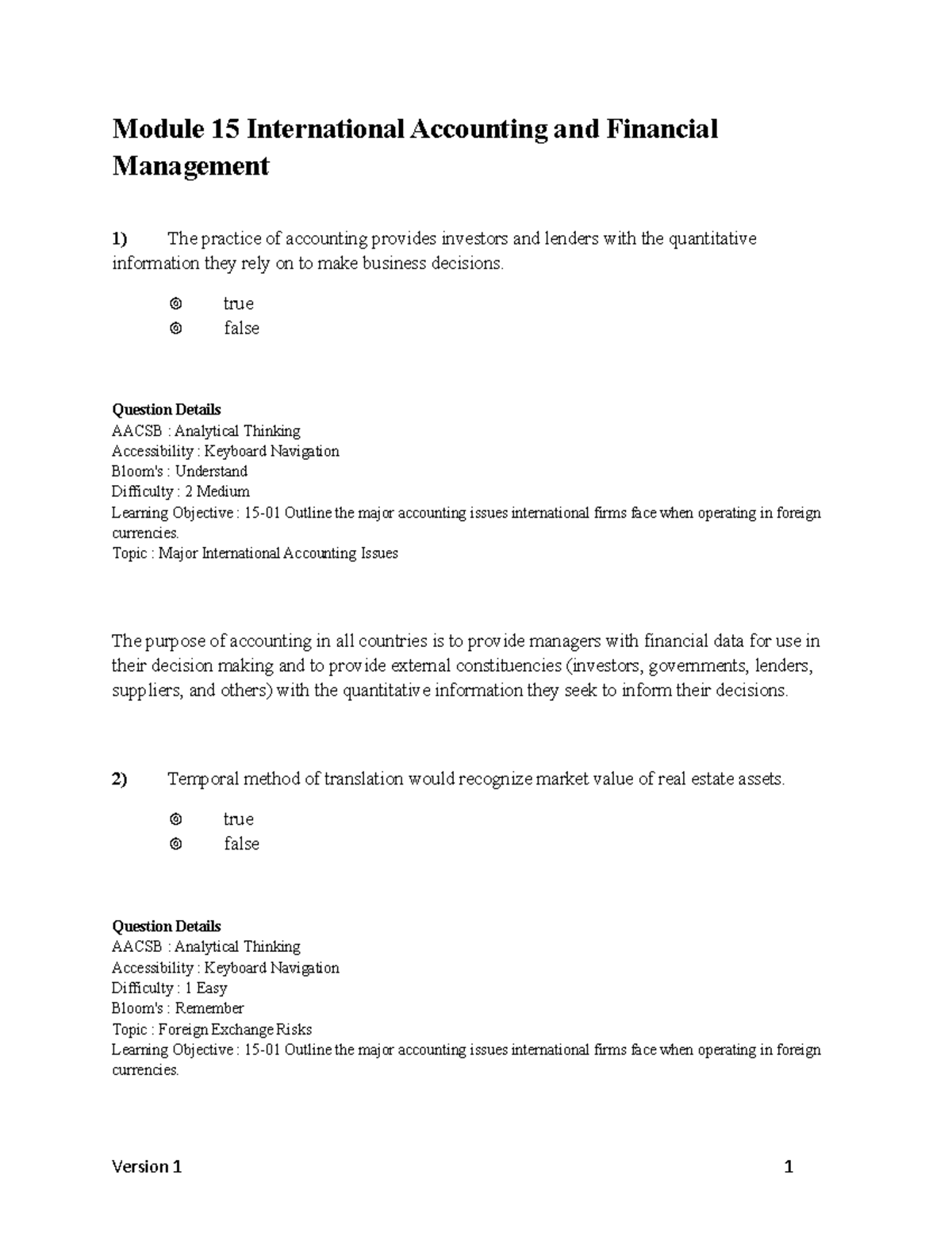 Geringer IB 2e Module 15 Word version 1 - Module 15 International ...