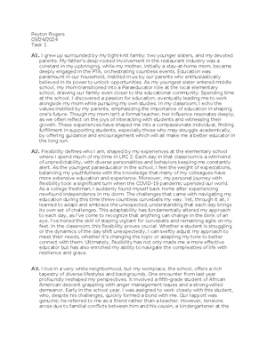 UJM2 Task 1 - Task 1 - D198 - Studocu