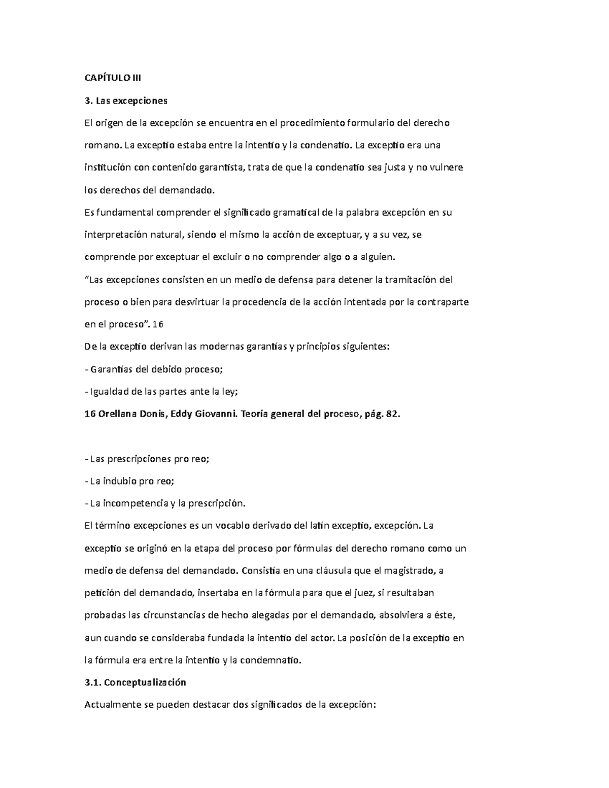 Excepciones - CAPÍTULO III 3. Las excepciones El origen de la excepción ...