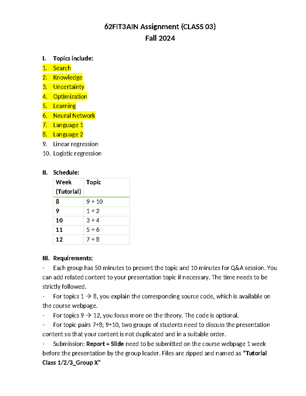 Assignment Instruction Tut Class 03 62fit3ain Assignment Class 03