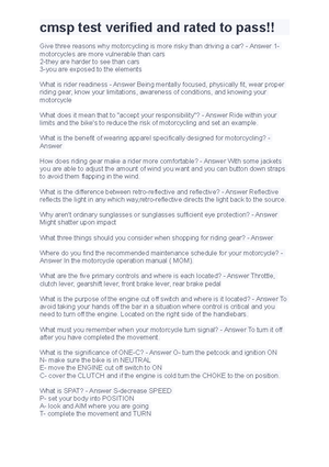 DSP Test ( Latest) Questions With Complete Solutions - DSP Test (LATEST ...