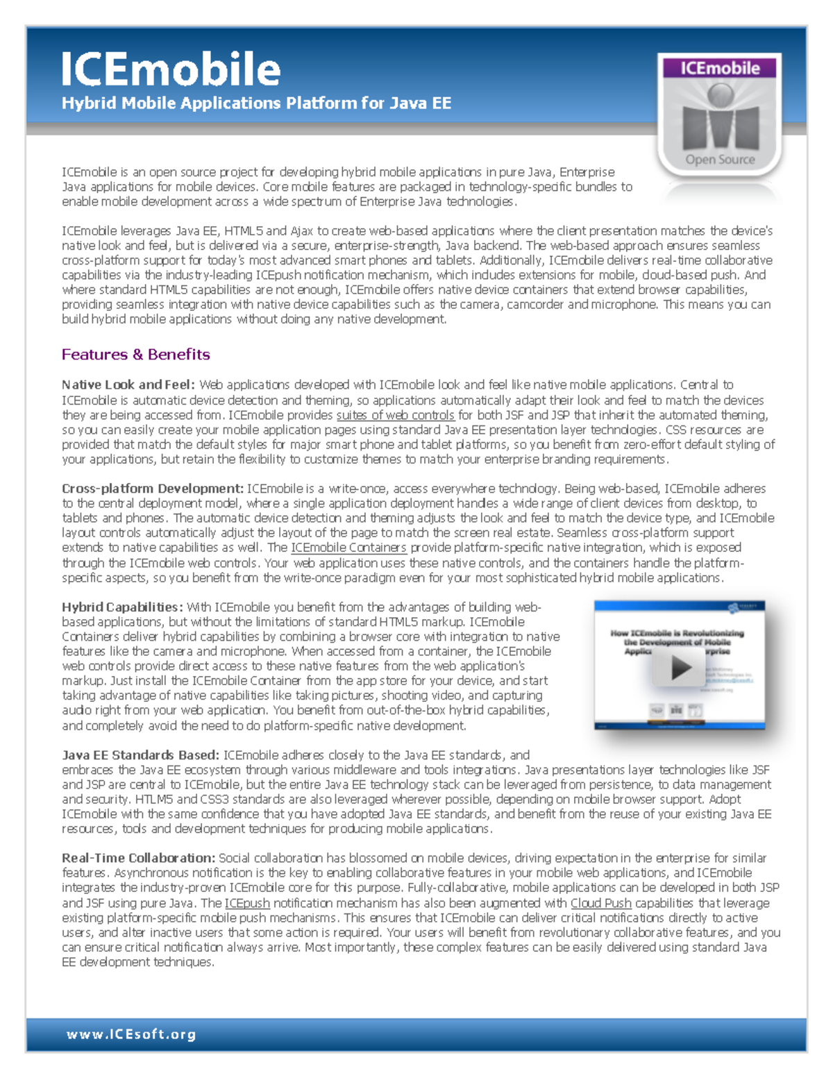 Icemobile - Lecture - ICEmobile is an open source project for ...