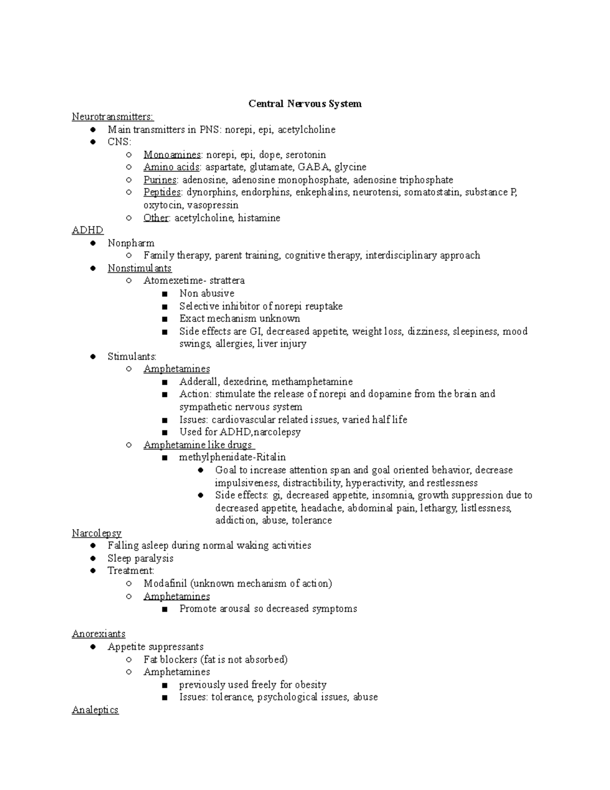 NUR218 Exam 3 - Lecture notes and powerpoint information for exam 3 ...