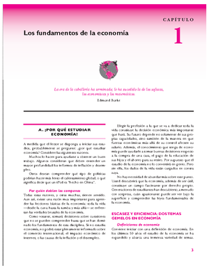 GUIA DE Lectura Economia 1 - Lea el capÌtulo 1 del texto de Samuelson. Al finalizar, Ud debe ser ...