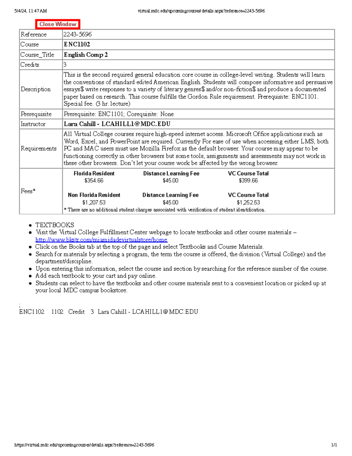 Enc1102Syllabus - 5/4/24, 11:47 AM virtual.mdc.edu/upcomingcourses ...