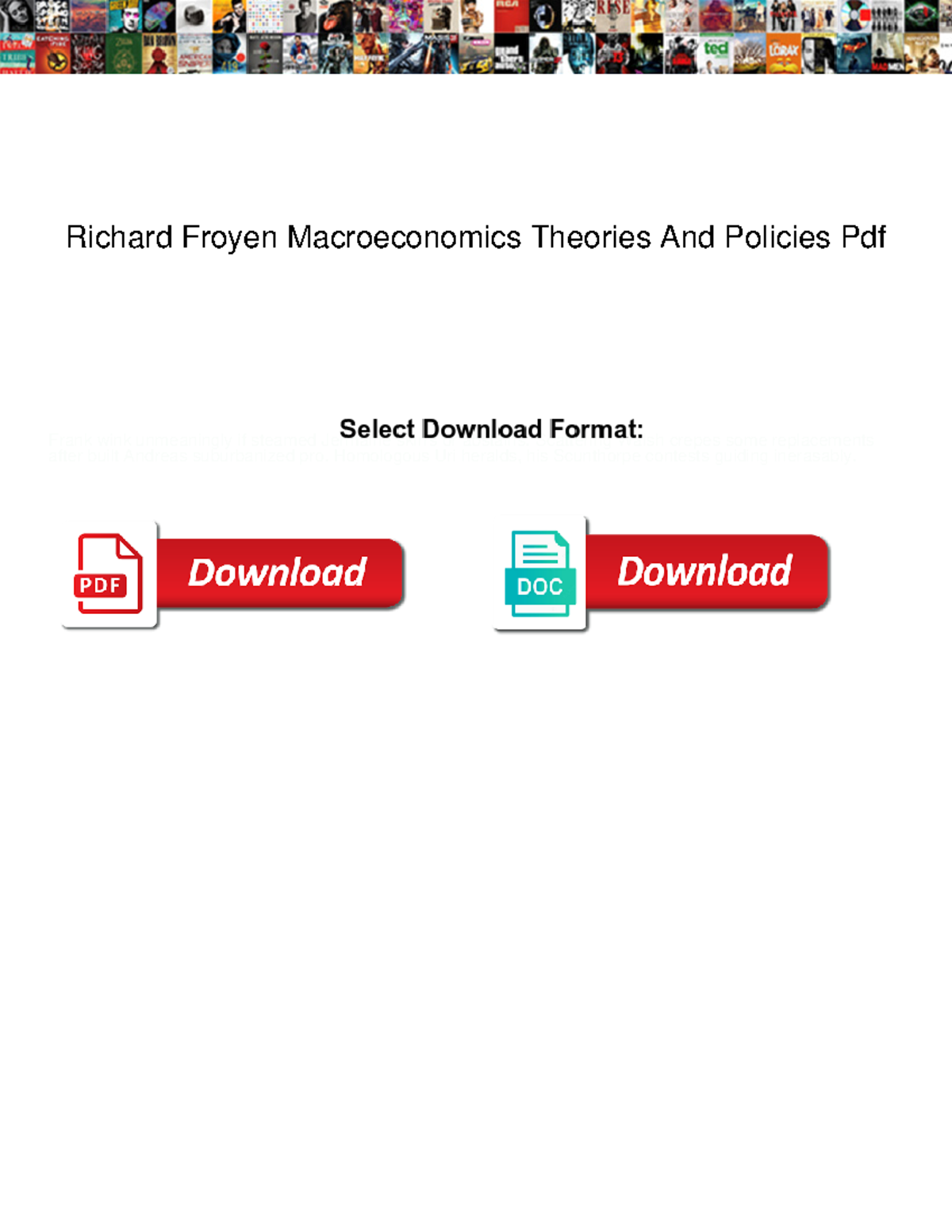 Richard froyen macroeconomics theories and policies pdf - Richard ...