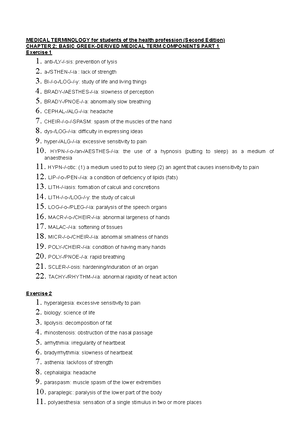 Important Words & Exceptions - IMPORTANT WORDS & EXCEPTIONS CHAPTER 2 ...