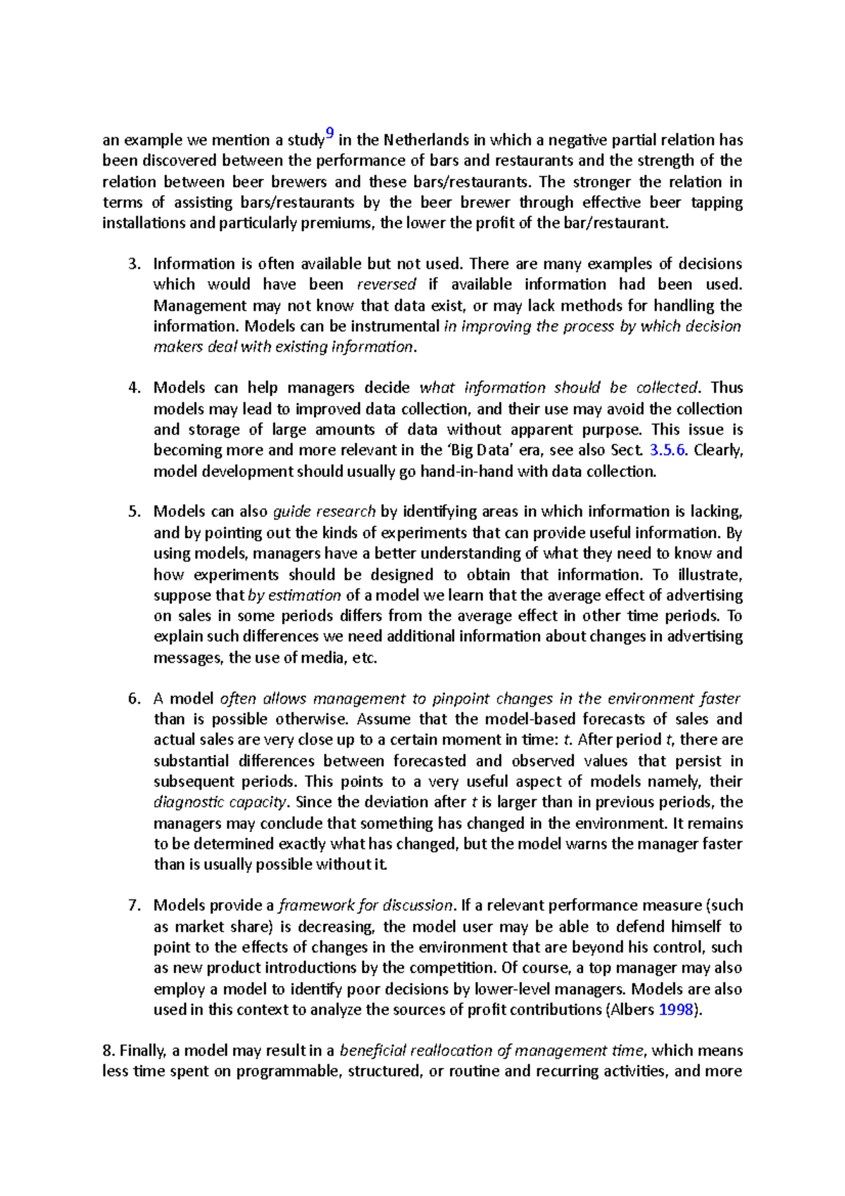 Notes-1 - Model Building Process - an example we mention a study 9 in ...
