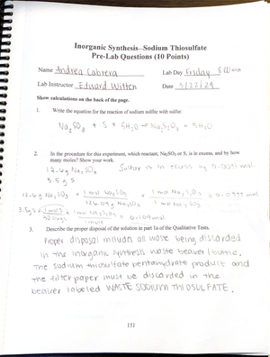 Atomic emission spectra- flame test lab report - Yara Sharaf CHEM1162 ...