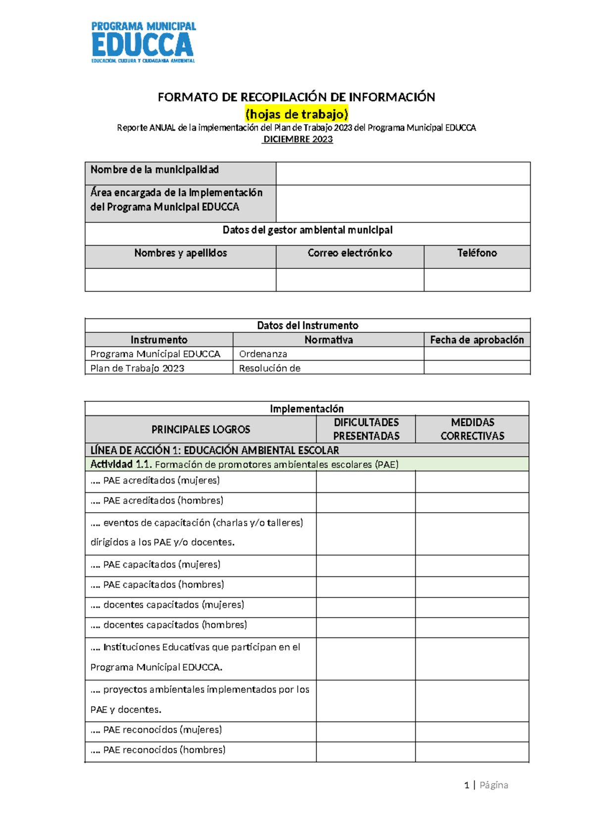 2. Ficha de recopilación de información - FORMATO DE RECOPILACIÓN DE ...