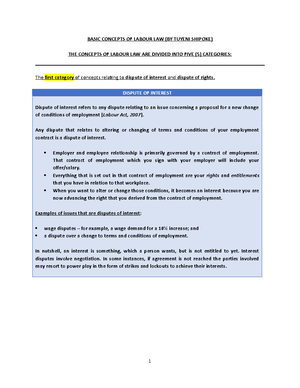 The Namibian Labour Dispute Resolution System A Comparative Analysis ...