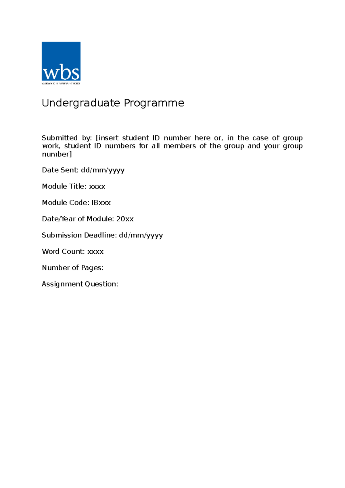 Assignment-Cover-Page-Template-1- IB2B10 - Undergraduate Programme ...