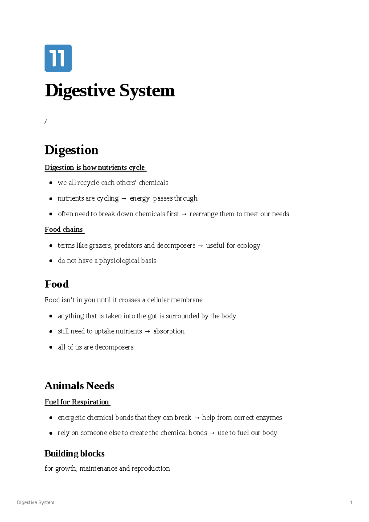 Digestive System - Digestive System / Digestion Digestion is how ...