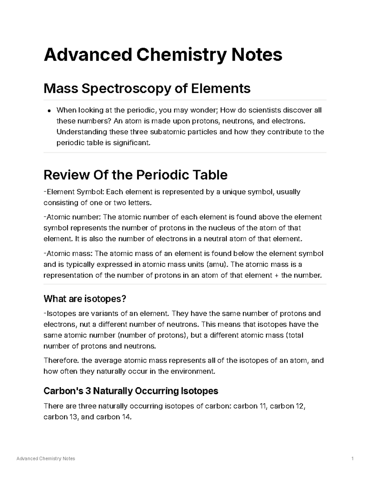 Chemistry Notes - Understanding these three subatomic particles and how ...