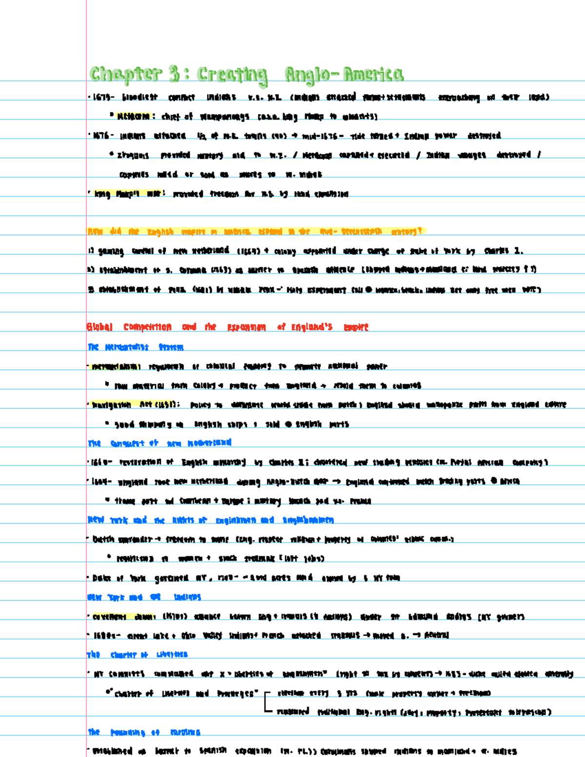 Chapter 3 Outline - HIST 949 - Studocu