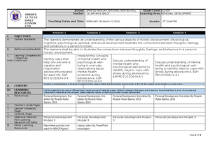 MIL Q1-W1 - Summary Information System Lab - GRADES 11 TO 12 DAILY ...
