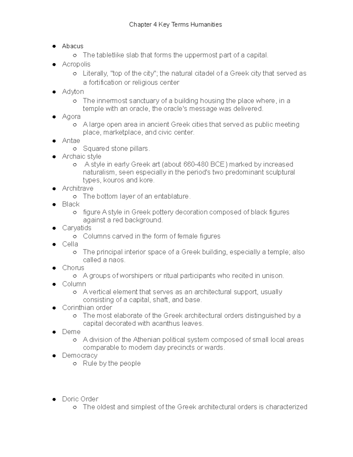 Chapter 4 Key Terms Humanities - Chapter 4 Key Terms Humanities Abacus ...