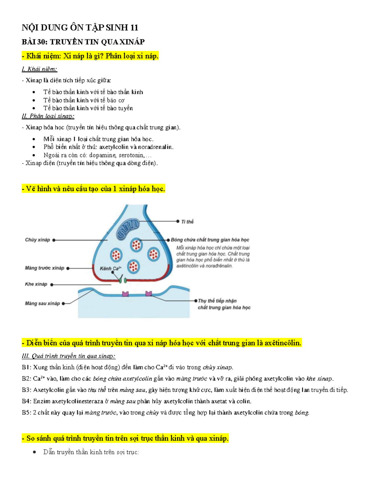 Sinh. NỘI DUNG ÔN TẬP SINH 11 HK 2 2022-2023 ngày 13-04-2023 - NỘI DUNG ÔN TẬP SINH 11 BÀI 30 ...
