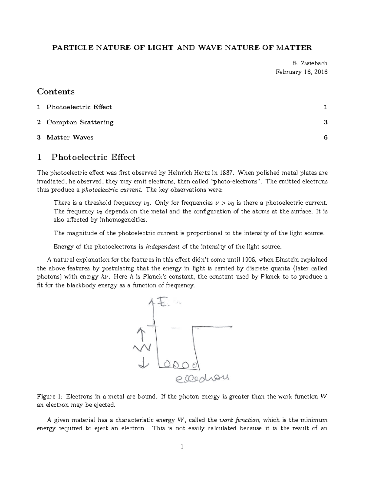 Particle Nature OF Light AND WAVE Nature OF Matter - PARTICLE NATURE OF ...