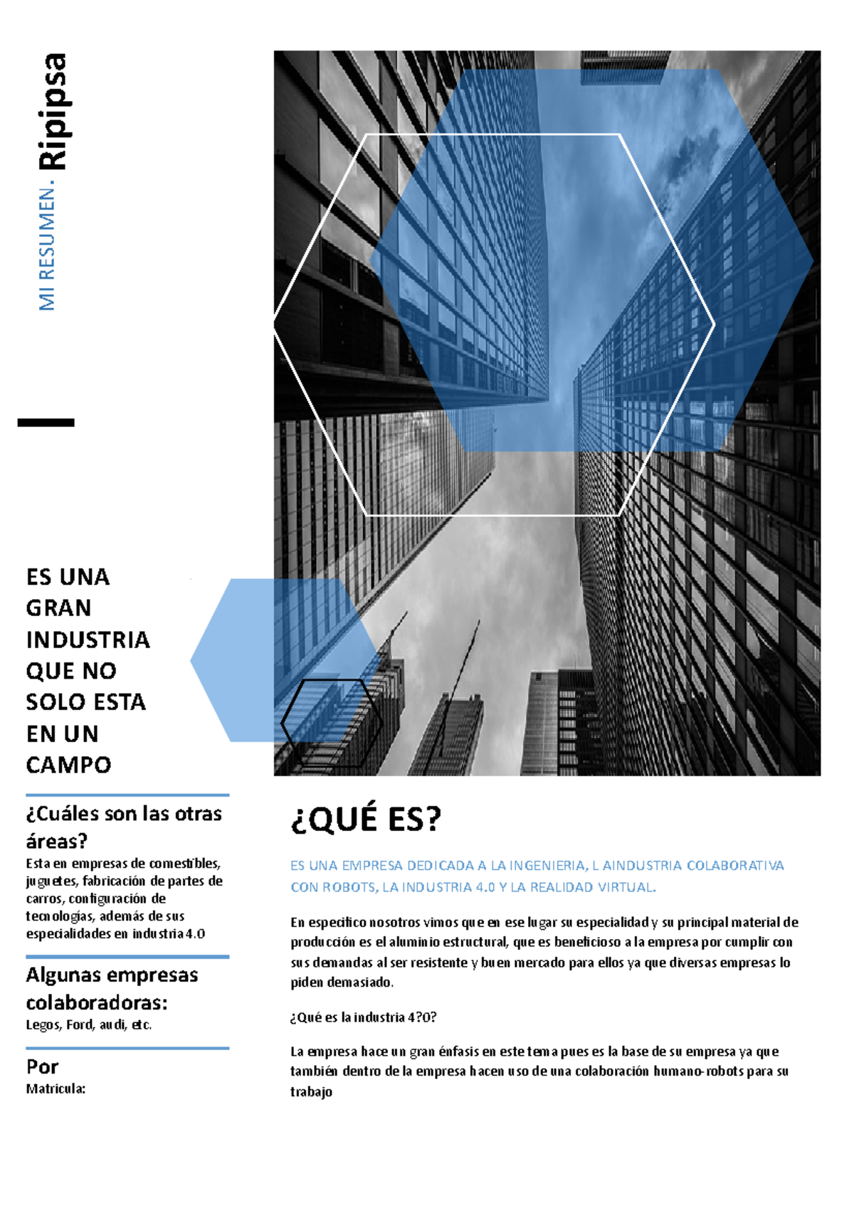 Ripipsa; resumen de una empresa con industria 4.0 en mexico - Ripipsa ...