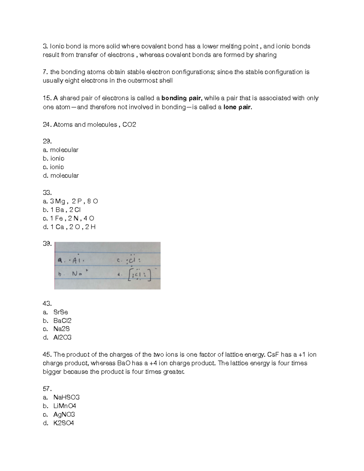 Chap 4 - practice problems answer from the Nivaldo J. Tro - Chemistry ...