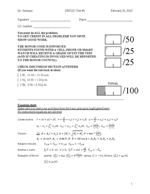 Phys 1 syllabus - University of Miami PHY 221-0DK University Physics I ...