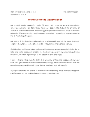 Santos- Critique #1 - College notes - DANYAEL RENAE C. SANTOS BEED ...