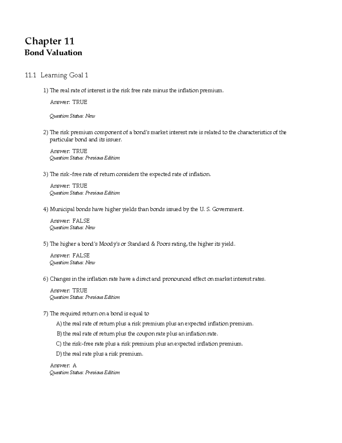 Pdfcoffee.com gitman-chapter 11-pdf-free - Nursing - OLFU - Studocu