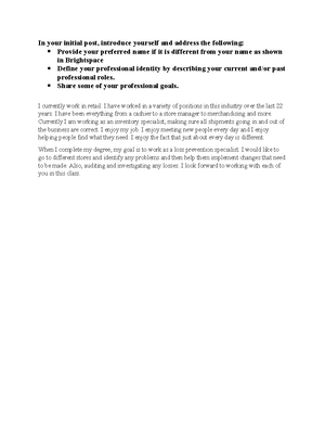 BUS-400 - BLOG - 1-2 Blog: Project Analysis - Greetings! We here at ...