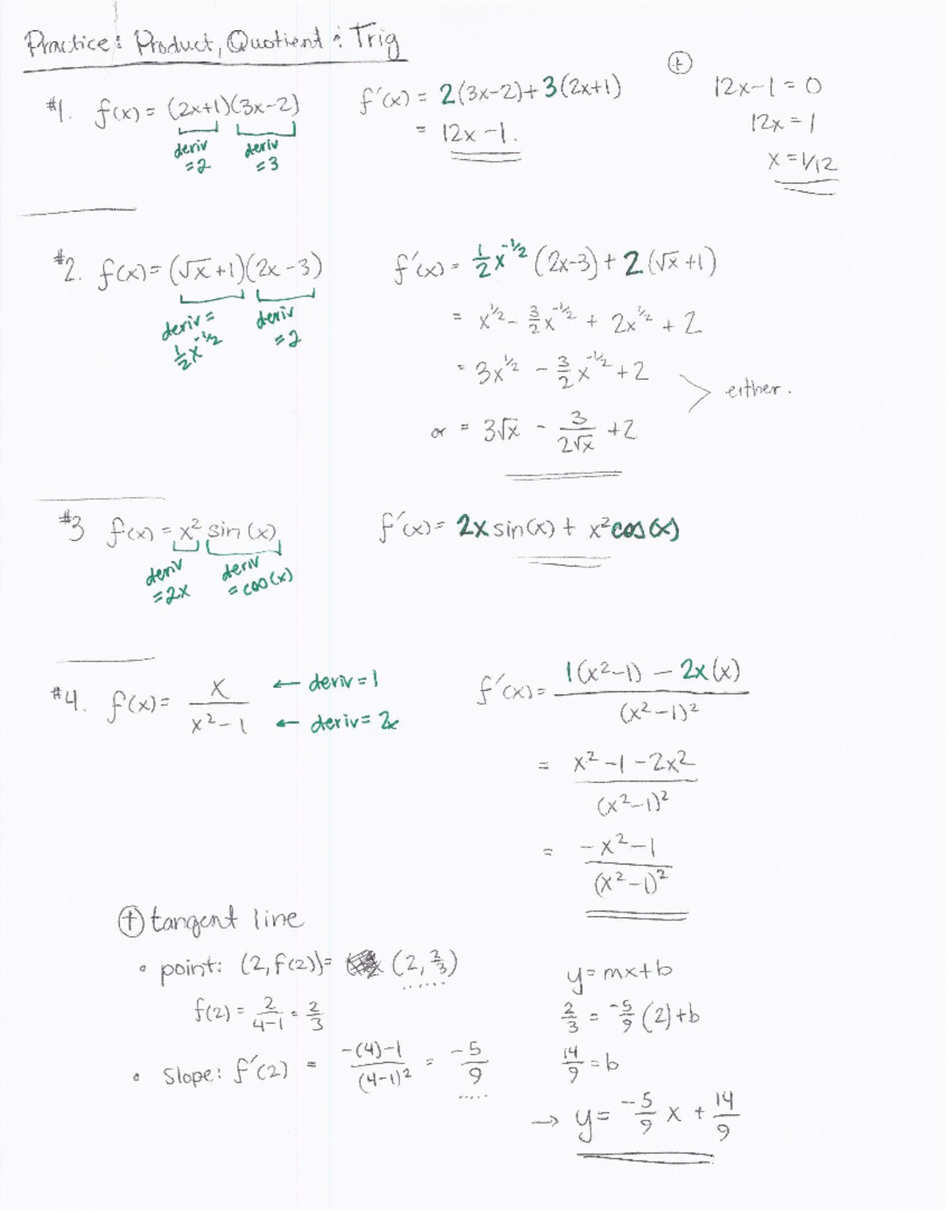 MAT251 05 - These practice questions are used to help students ...