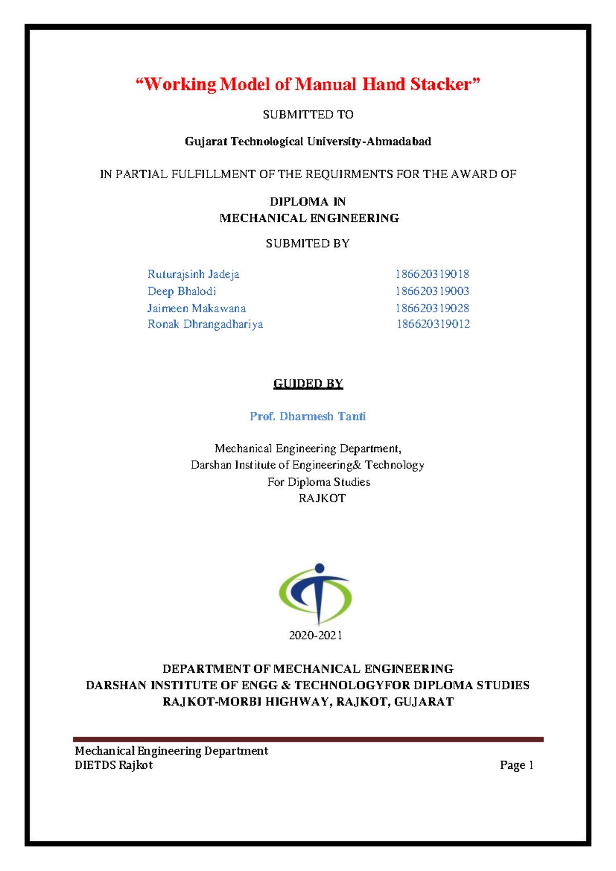 507628336 Working Model of Manual Hand Stacker Forklift - “Working Model of Manual Hand Stacker ...