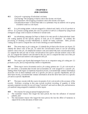 Ch05sol - solutions for some cost exercises for chapter 5 - CHAPTER 5 ...
