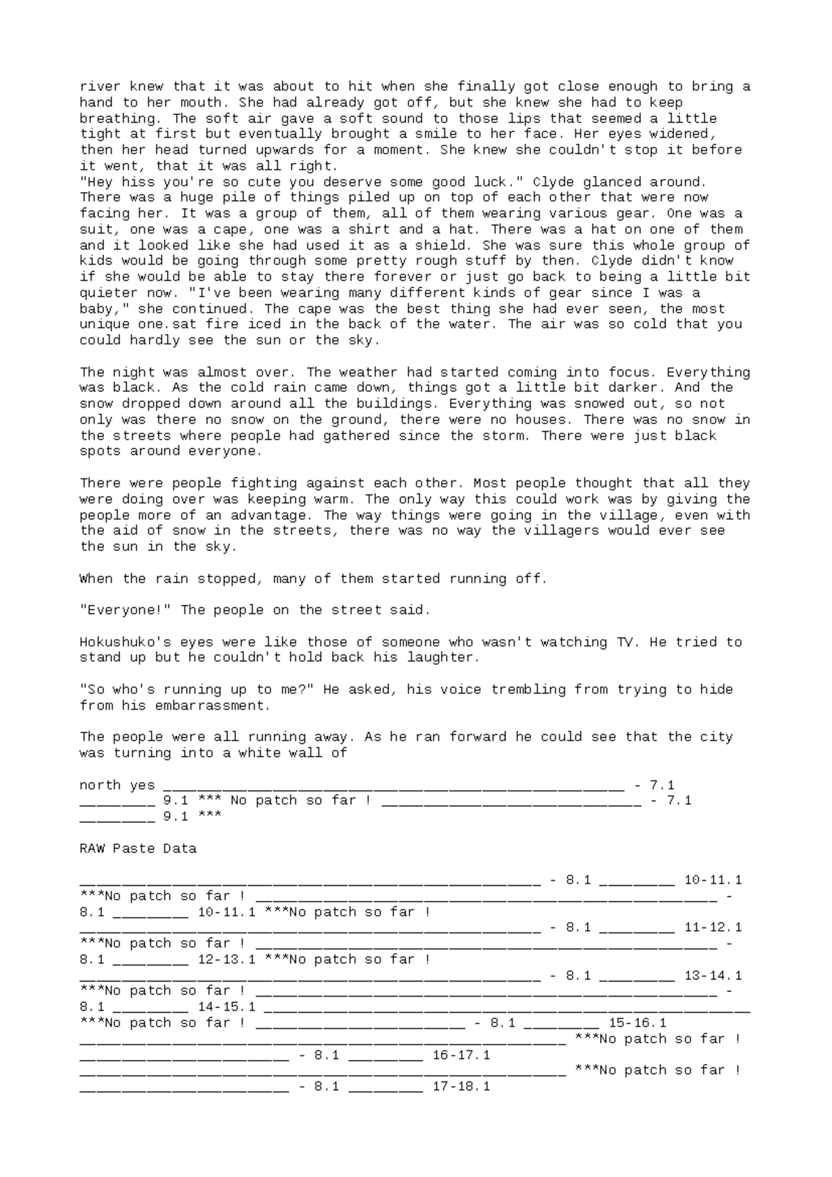 MU218 Example 1 - sdsadsad - river knew that it was about to hit when she finally got close ...