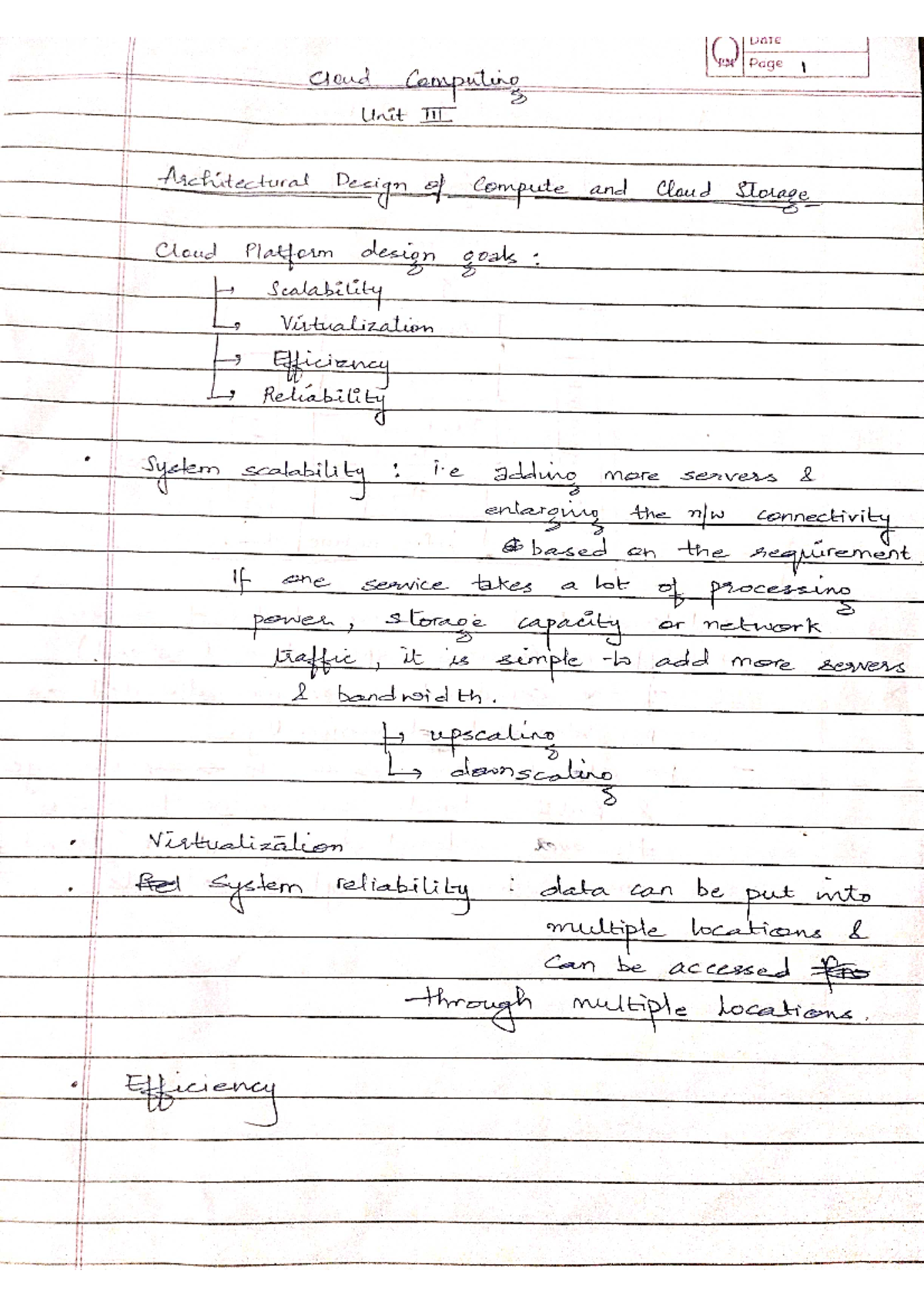 Unit-III - Cloud Computing - Studocu