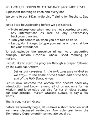 Script Brigada Eskwela Closing Program 2022 - Brigada Eskwela 2022 To ...