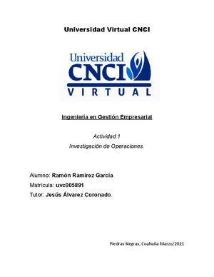 Proyecto Integrador Investigacion DE Operaciones - Universidad CNCI virtual. Proyecto integrador ...