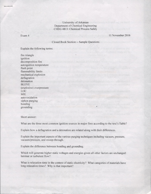 Understanding Hazards and Risk - ELA969: SAChE Certificate Program ...