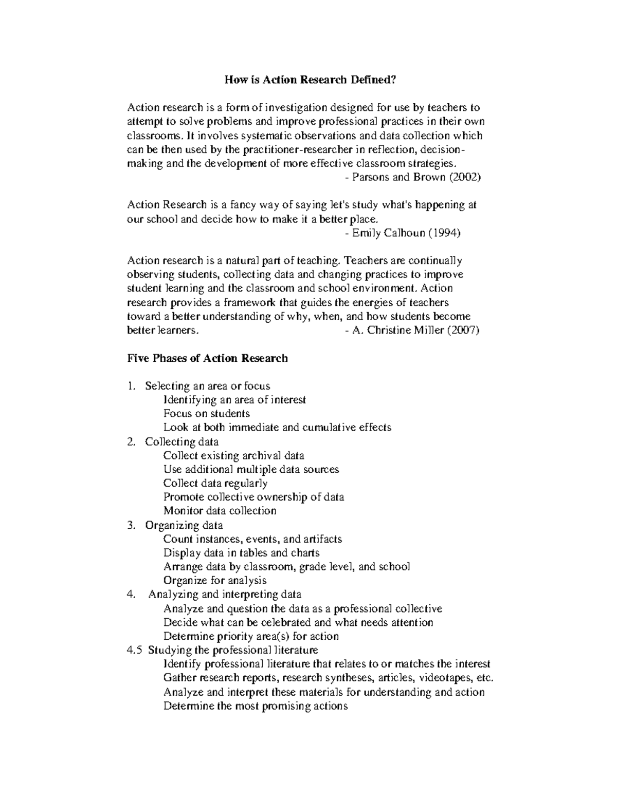 How-is-Action-Research-Defined - How is Action Research Defined? Action ...