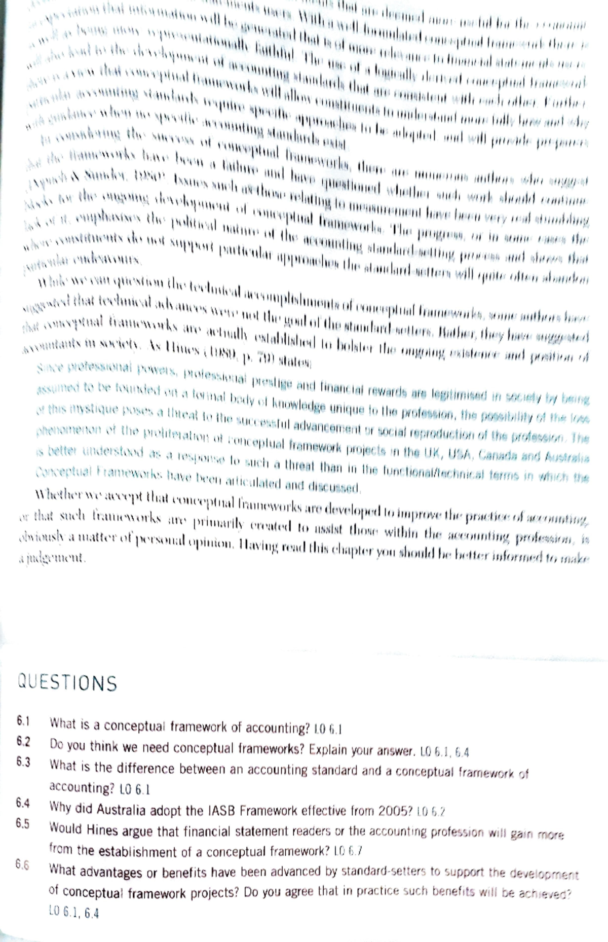 Chapter 6 Discussion Questions - iii wlwlh u w aual ni , in hasiw th ...