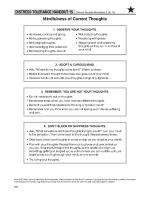 DBT Wise Mind Handout - Dbt material - From DBT Skills Training ...