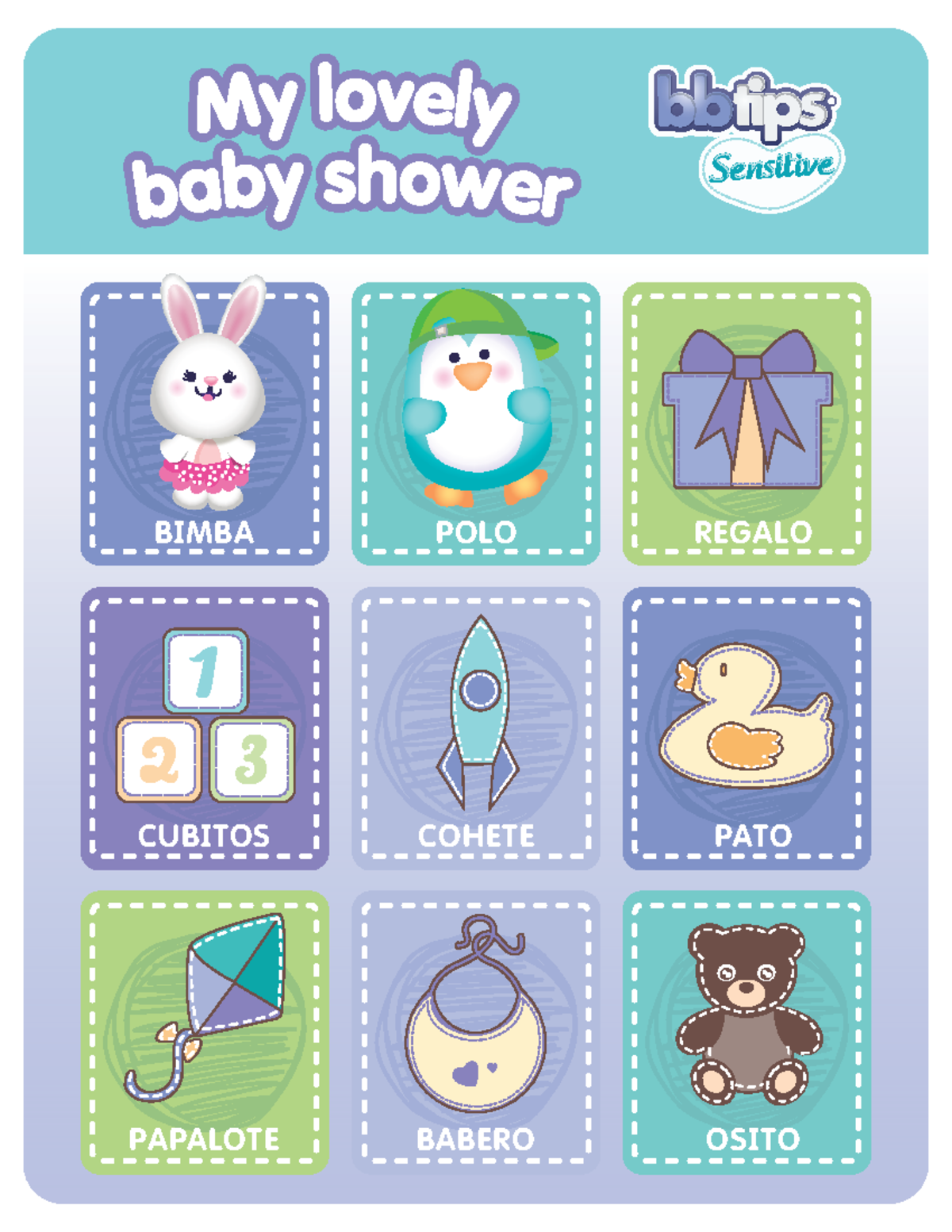 Loteria Bb Tips 2024 - Lotería bimbb - BIMBA POLO REGALO CUBITOS COHETE ...