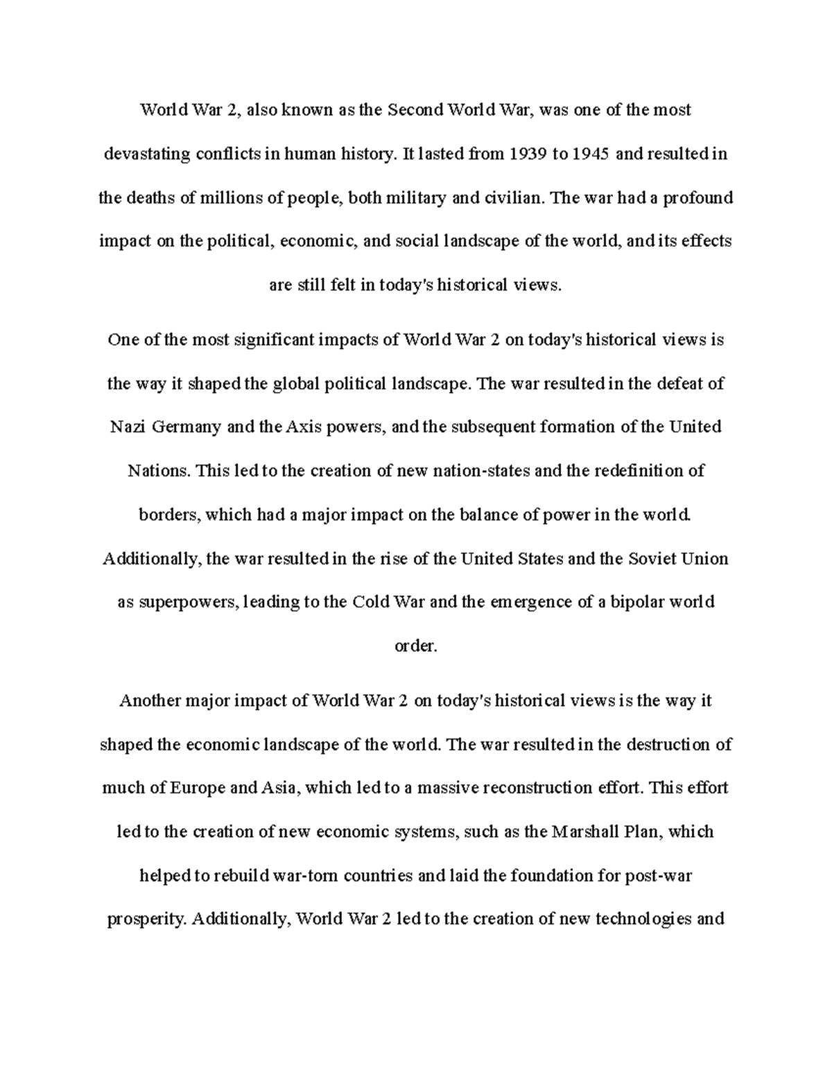 World War 2 - notes - World War 2, also known as the Second World War ...