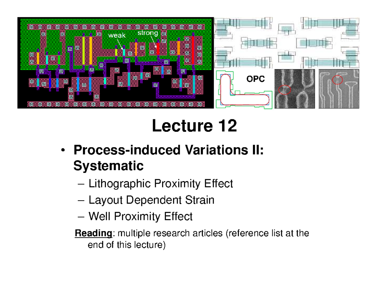 Lecture 12 marked - OPC Lecture 12 Variations II: Systematic ...