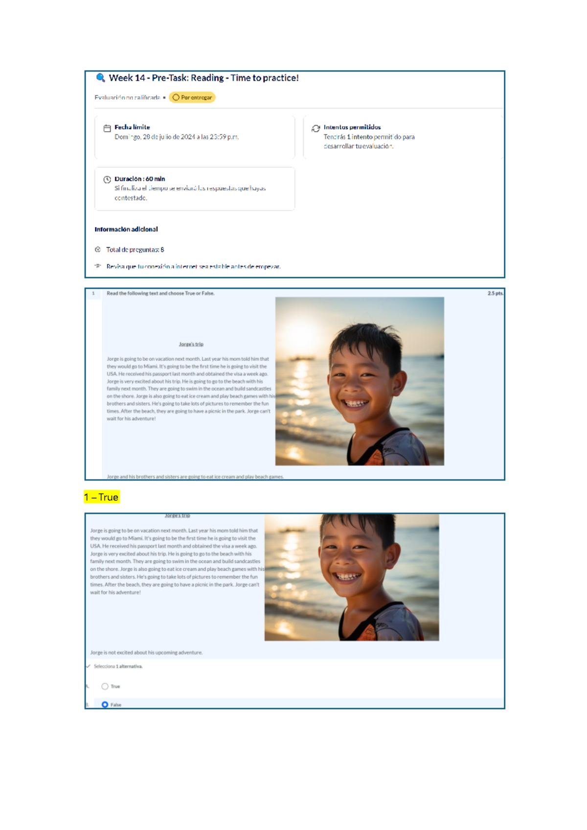 Week 14 - Pre-Task Reading - Time to practice - Week 14 Reading Time to ...