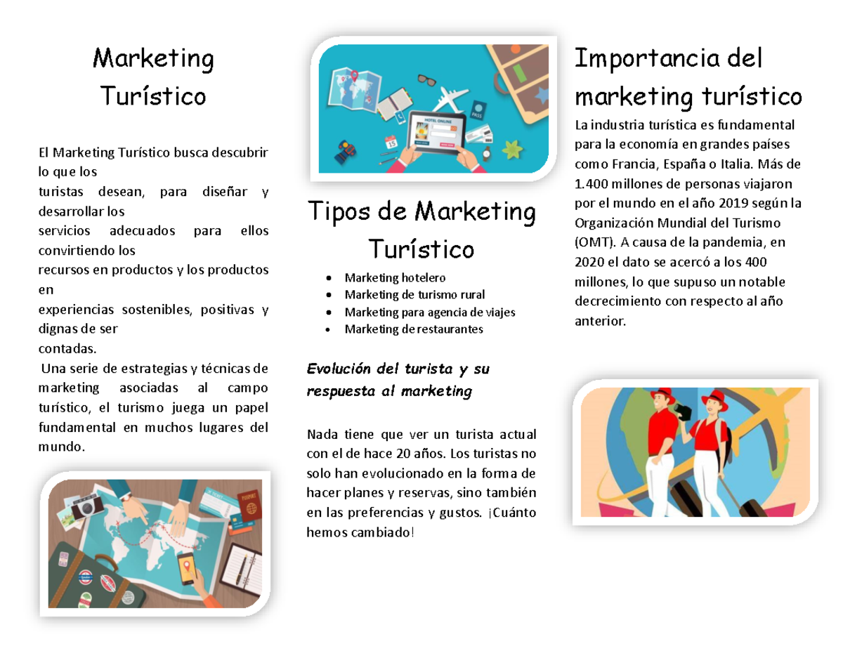 Marketing Turístico - tarea - Marketing TurÌstico El Marketing ...
