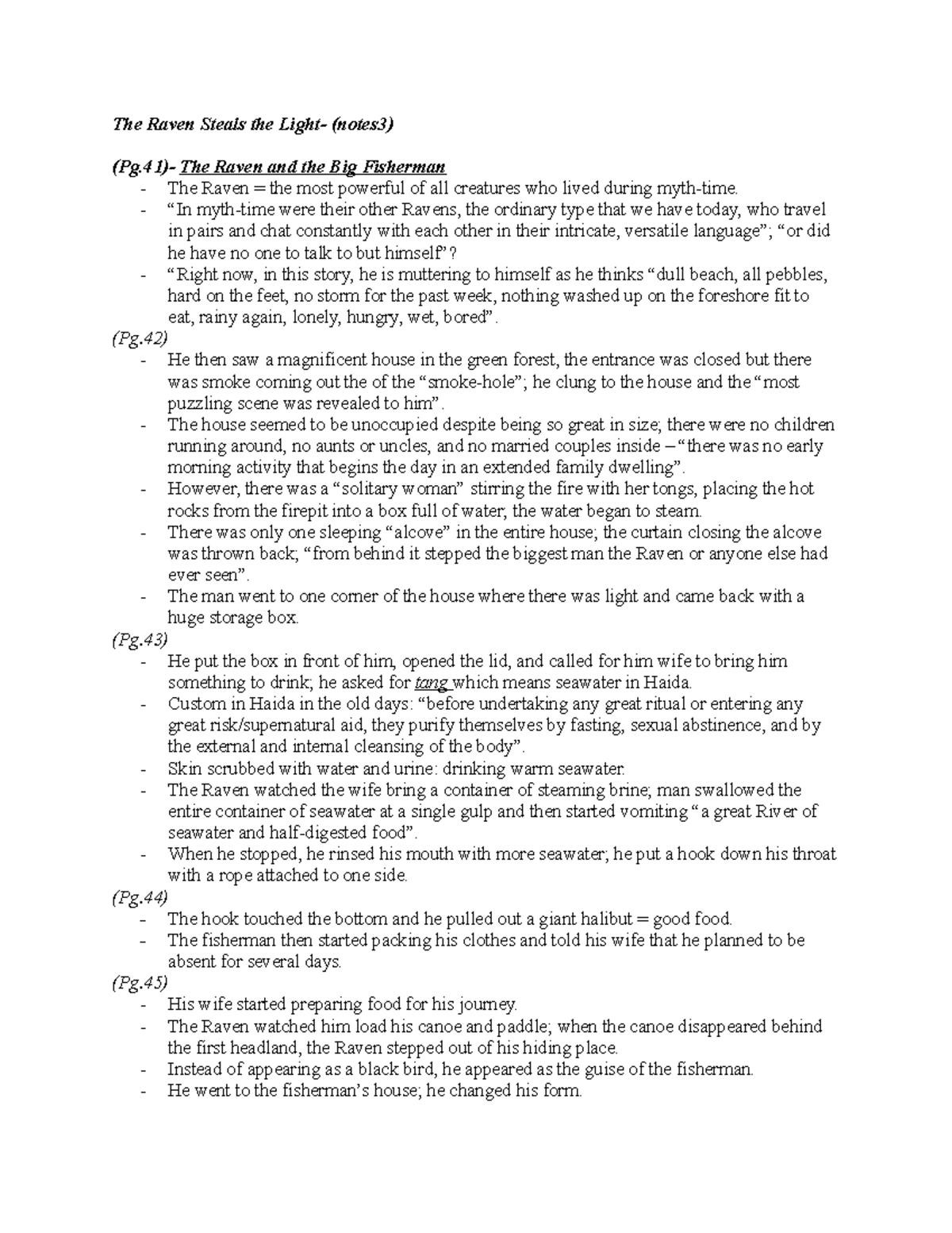 The Raven Steals the Light(Notes 3) - The Raven Steals the Light ...